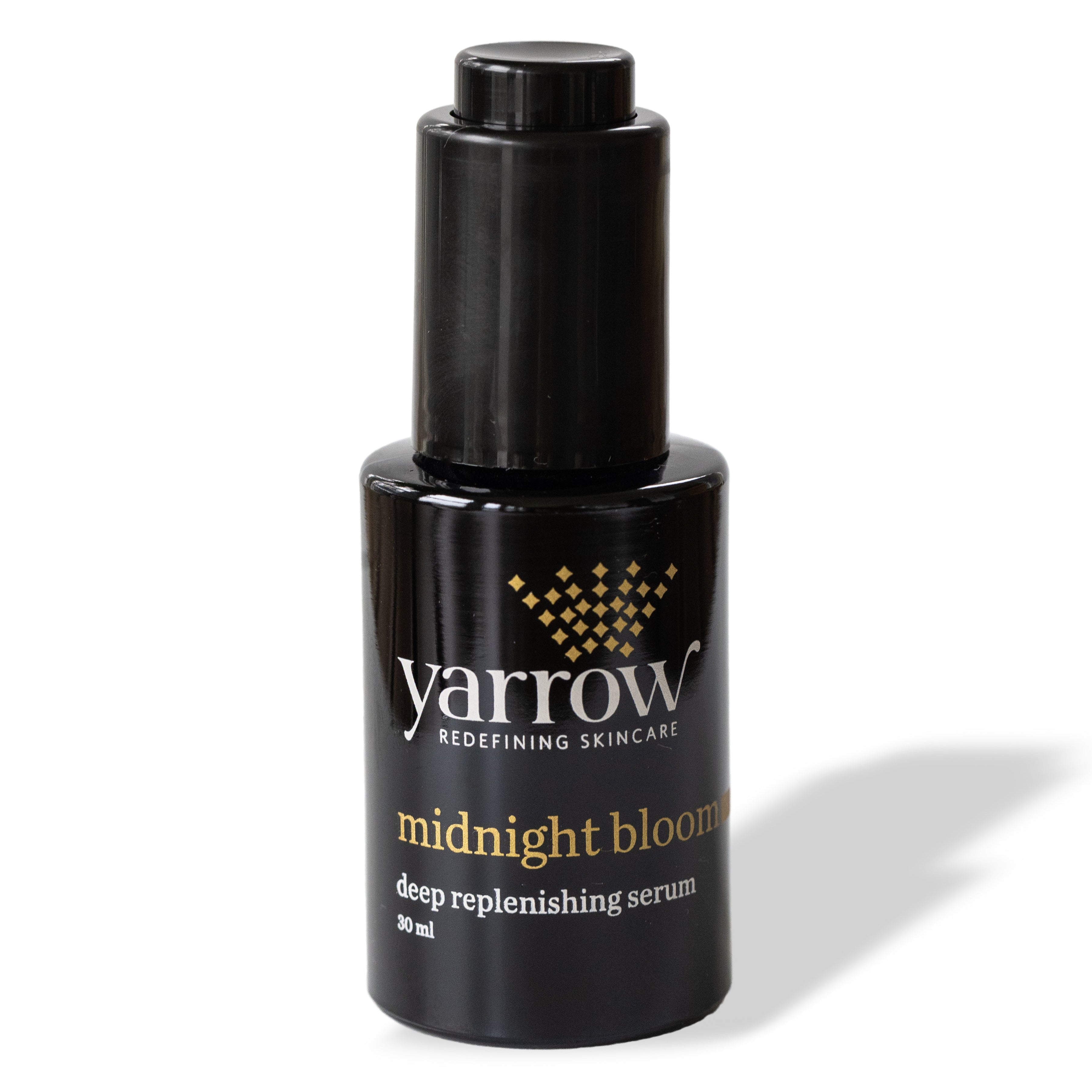 NEW! Midnight Bloom, deep replenishing serum – Yarrow Skin Co